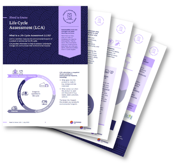 Using design to explain sustainability | thinkstep-anz