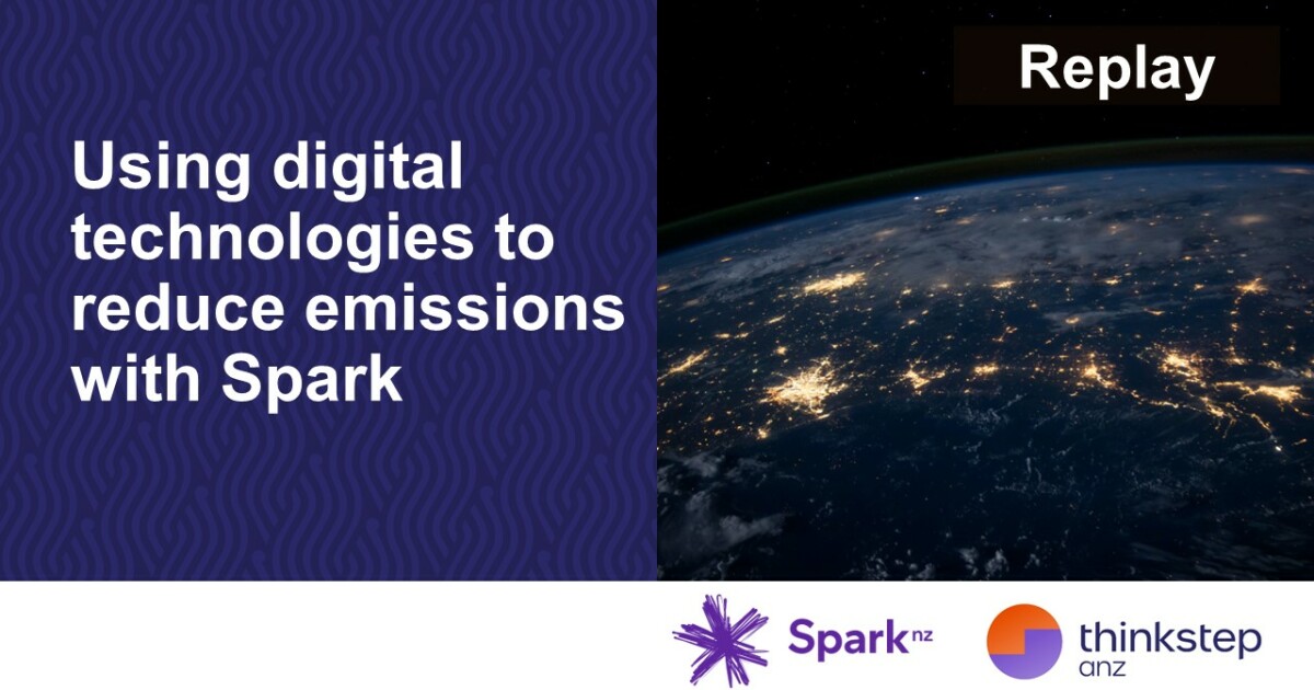 Using digital technologies to reduce emissions with Spark