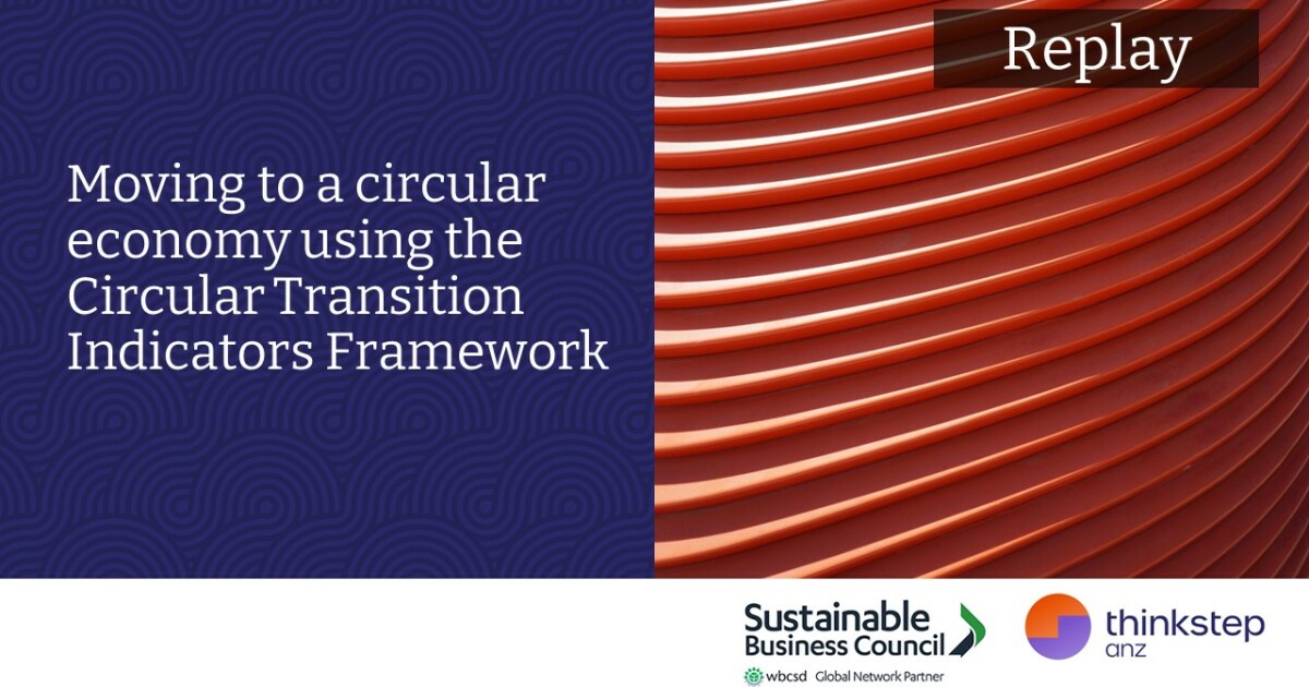 Moving to a circular economy using the Circular Transition Indicators ...