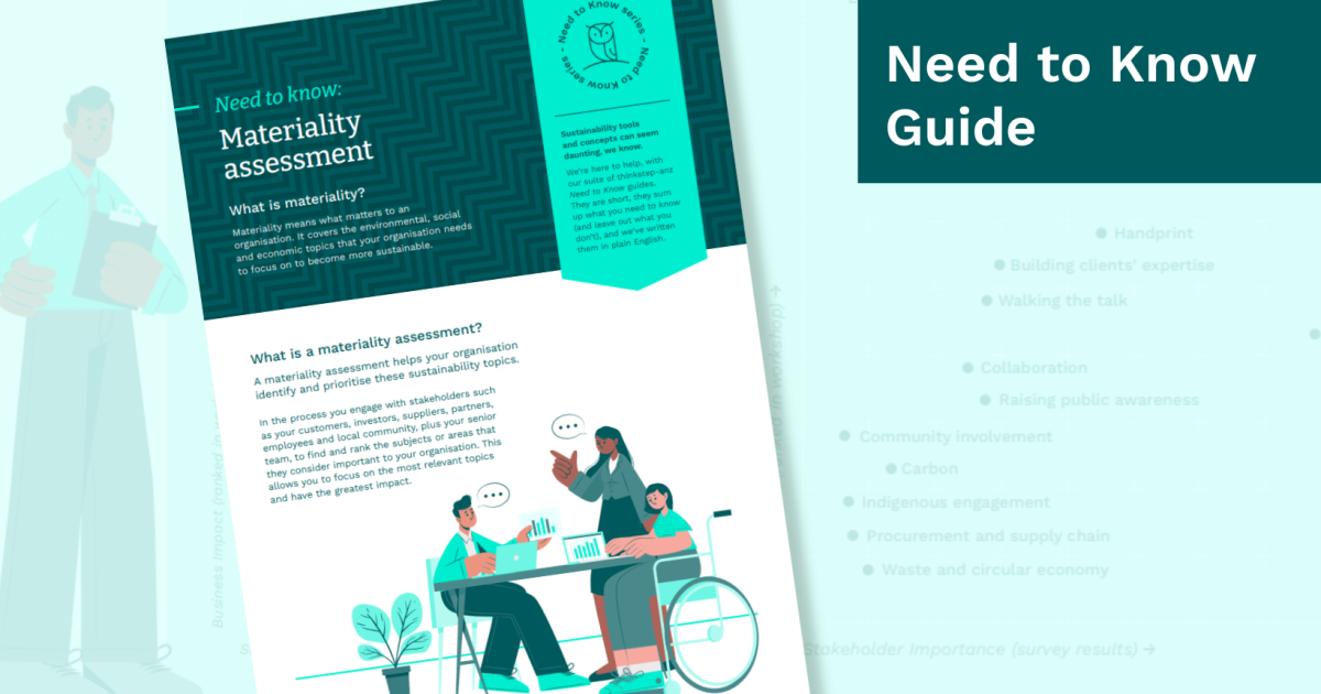 Materiality assessment – What You Need to Know | thinkstep-anz