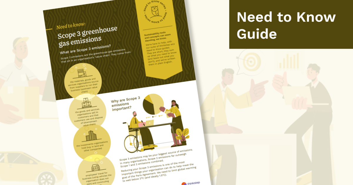 Scope 3 – what you Need to Know | thinkstep-anz