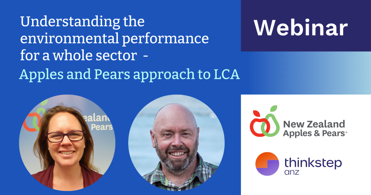 Understanding the environmental performance for a whole sector- Apples ...