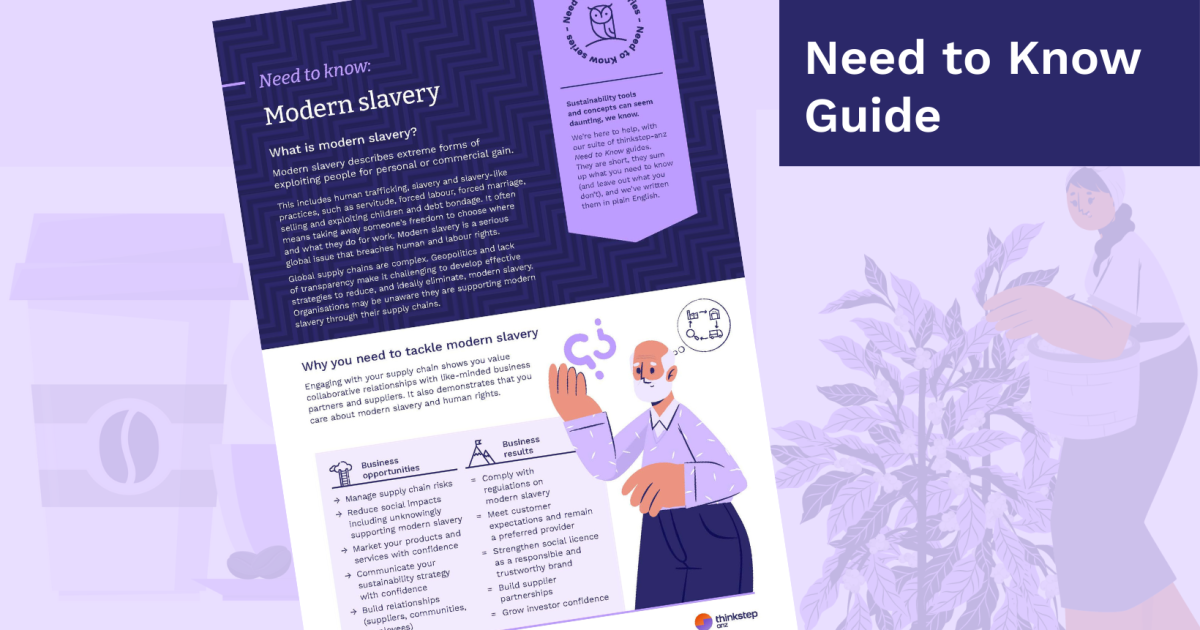 Modern slavery – what you Need to Know