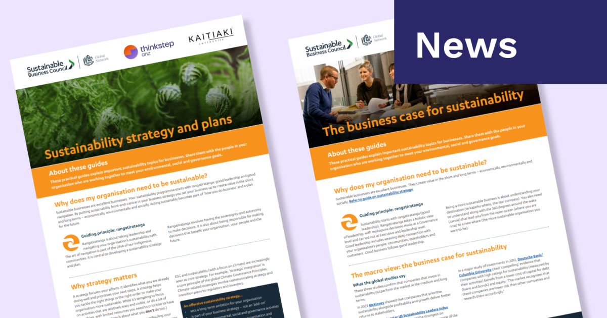 New step-by-step plain English sustainability guides launched with SBC