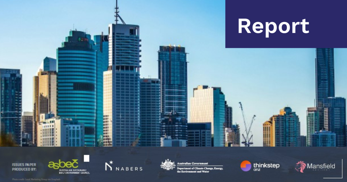 ASBEC releases the 7 decarbonisation dilemmas of the built environment